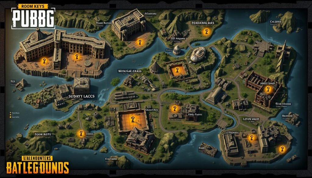 PUBG Room Key Locations: Find Hidden Treasures - gamehovel.com